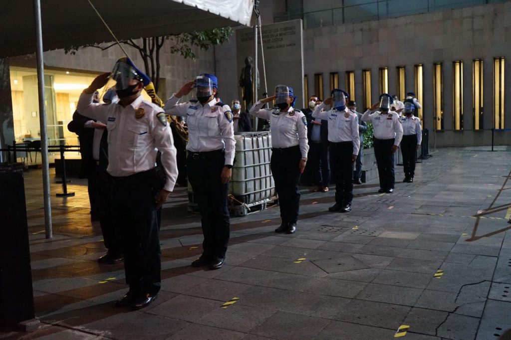CEREMONIA DE HONORES A LA BANDERA - Poder Judicial CDMX